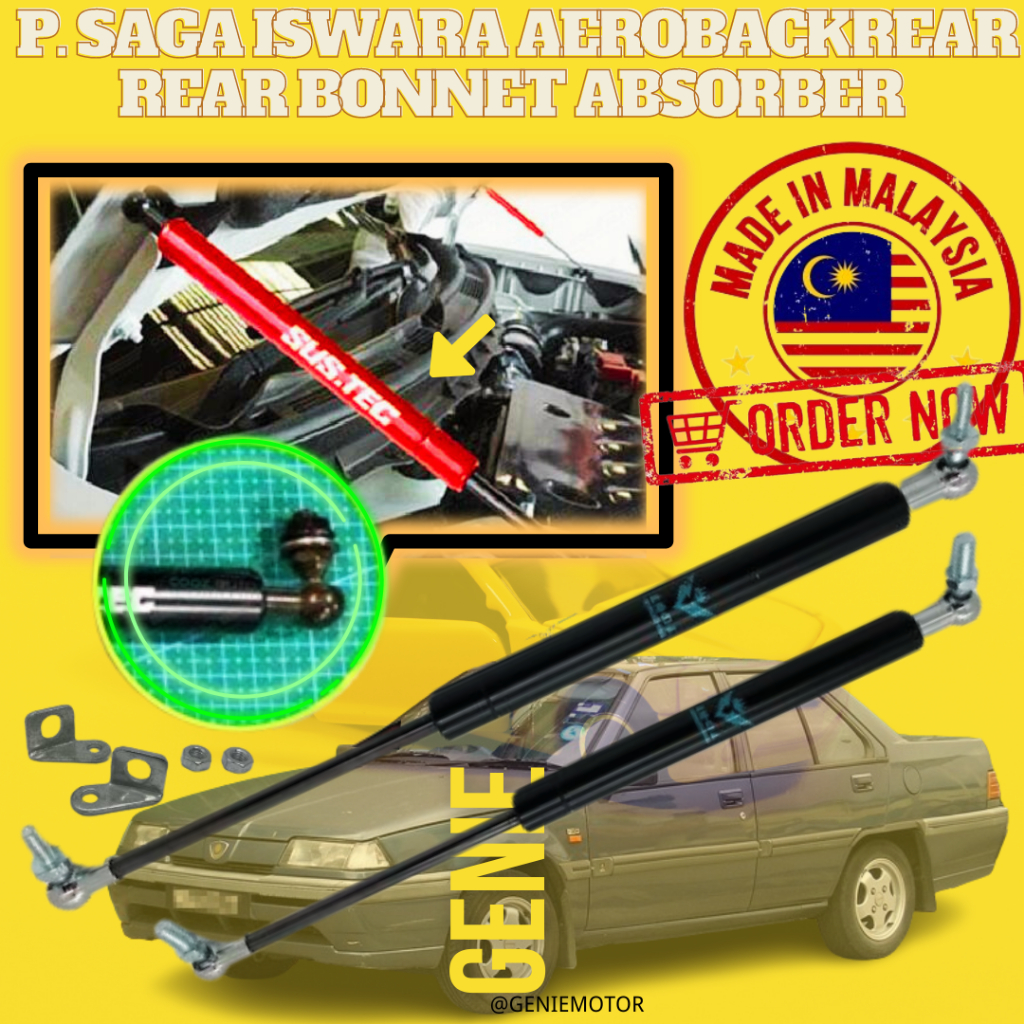 [ 1pcs 100% BUAT MALAYSIA ] PROTON SAGA ISWARA AEROBACKREAR REAR BONNET ...