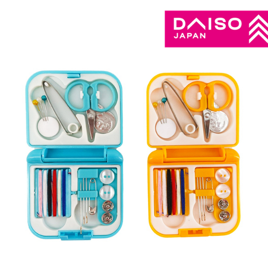 DAISO No-10 Portable Sewing Set ( 9 items ) Random Colour | Shopee Malaysia