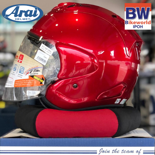 ARAI VZ-RAM RED ORIGINAL [BikeWorld IPOH] | Shopee Malaysia