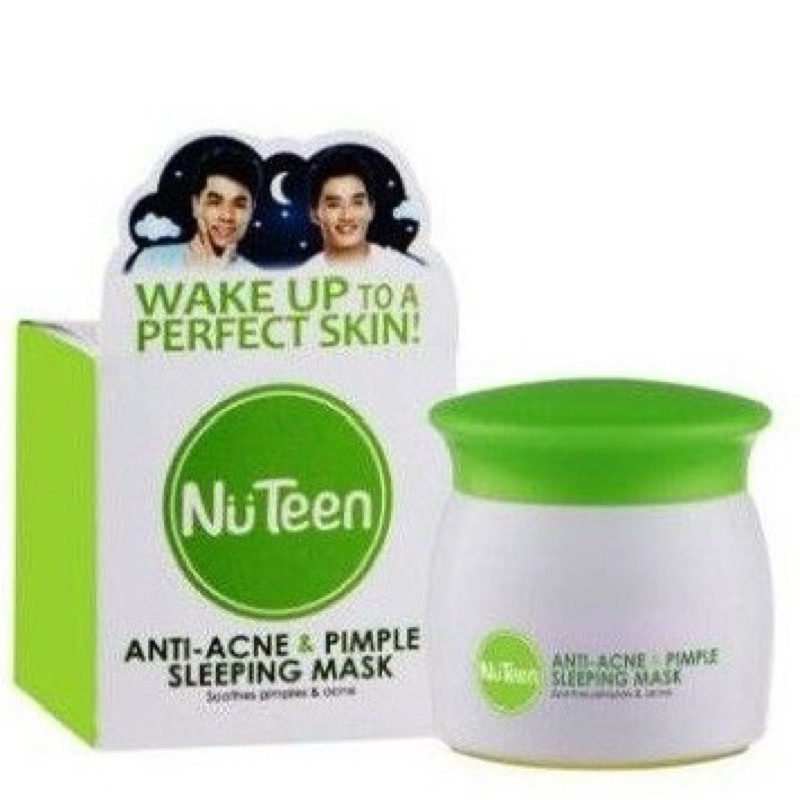 Nuteen Anti-Acne & Pimple Sleeping Mask Soothes Pimples & Acne 35g ...