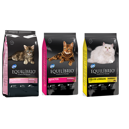 EQUILIBRIO Cat Dry Food / Kitten / Adult Hairball 1.5kg | Shopee Malaysia