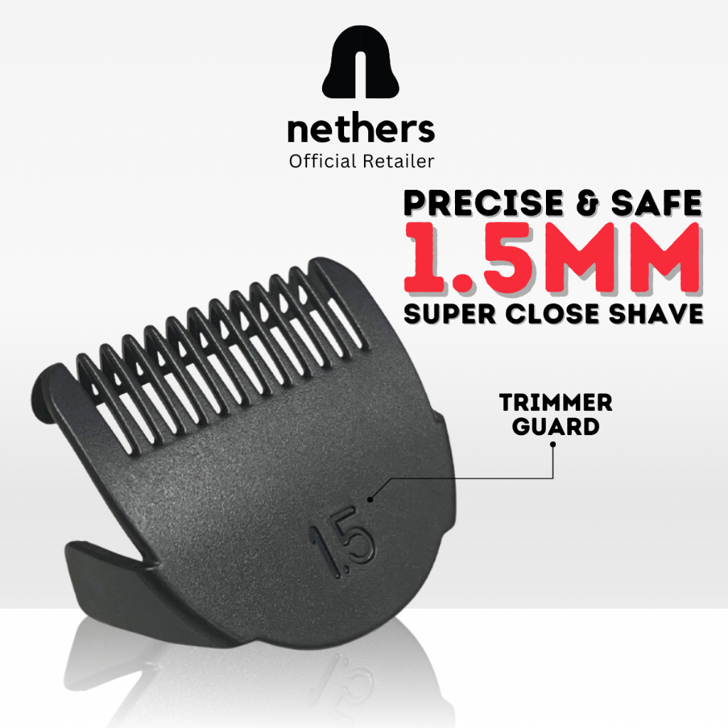 Nethers Super Close Shave 'Snap-On' Trimmer Guard 1.5mm (Compatible ...