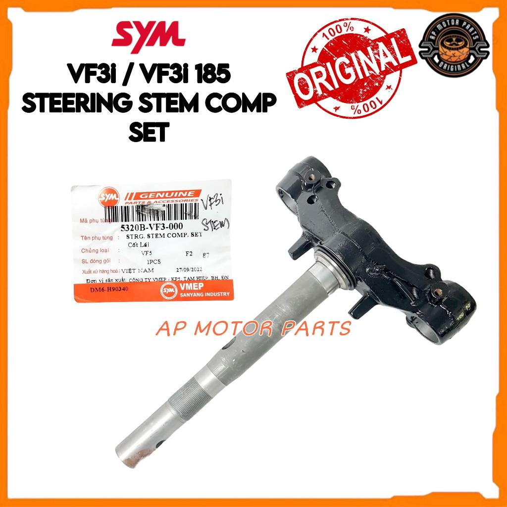 100% ORIGINAL SYM VF3i VF3-i VF3 i 185 STEERING STEM COMP SET 5320B-VF3-000 KAKI TIGA 3 TFORK T ...