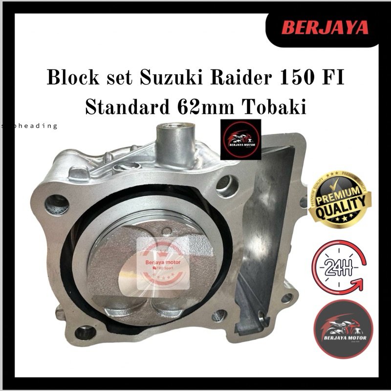 Block set Suzuki Raider 150 FI Standard 62mm Tobaki | Shopee Malaysia