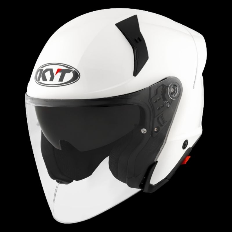 KYT TTR Jet Plain White Open Face Helmet | Shopee Malaysia