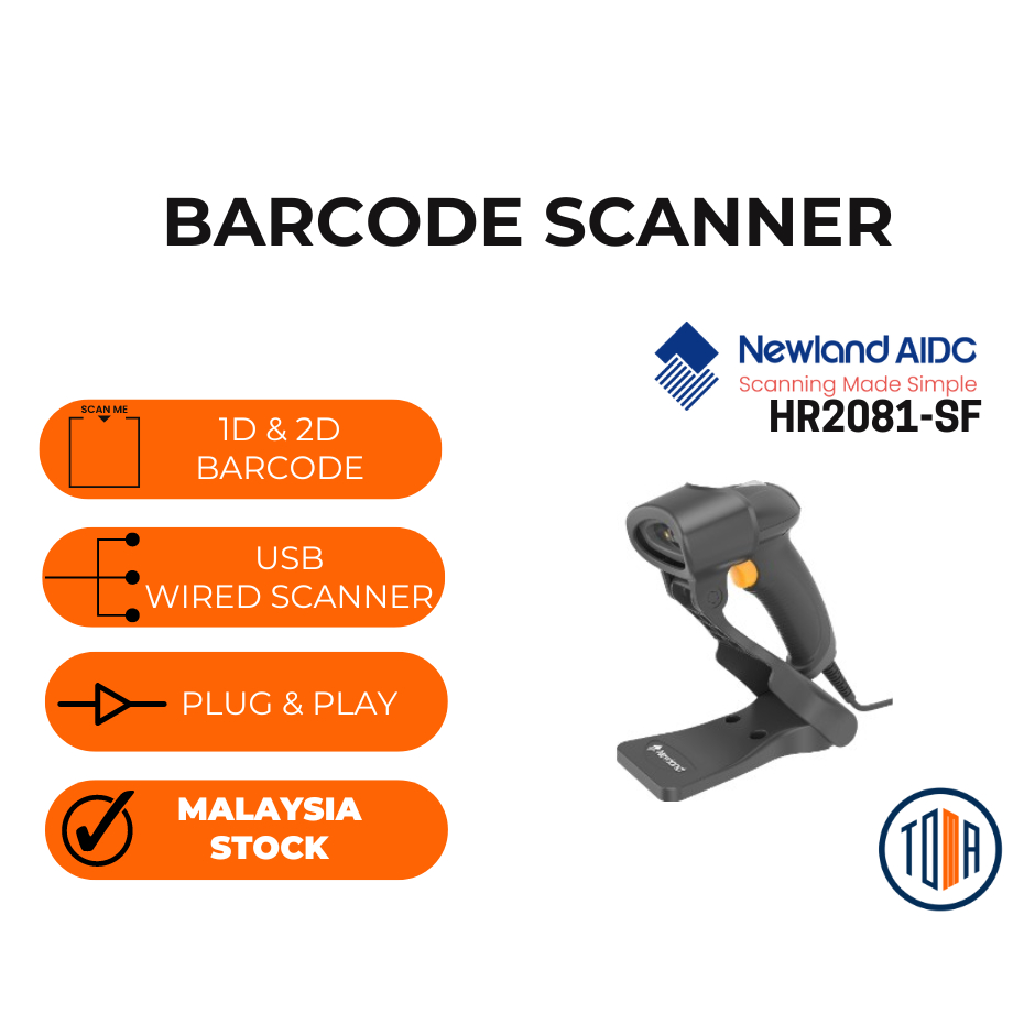 Newland HR2081-SG 1D/2D Barcode Scanner QR Scanner | Shopee Malaysia