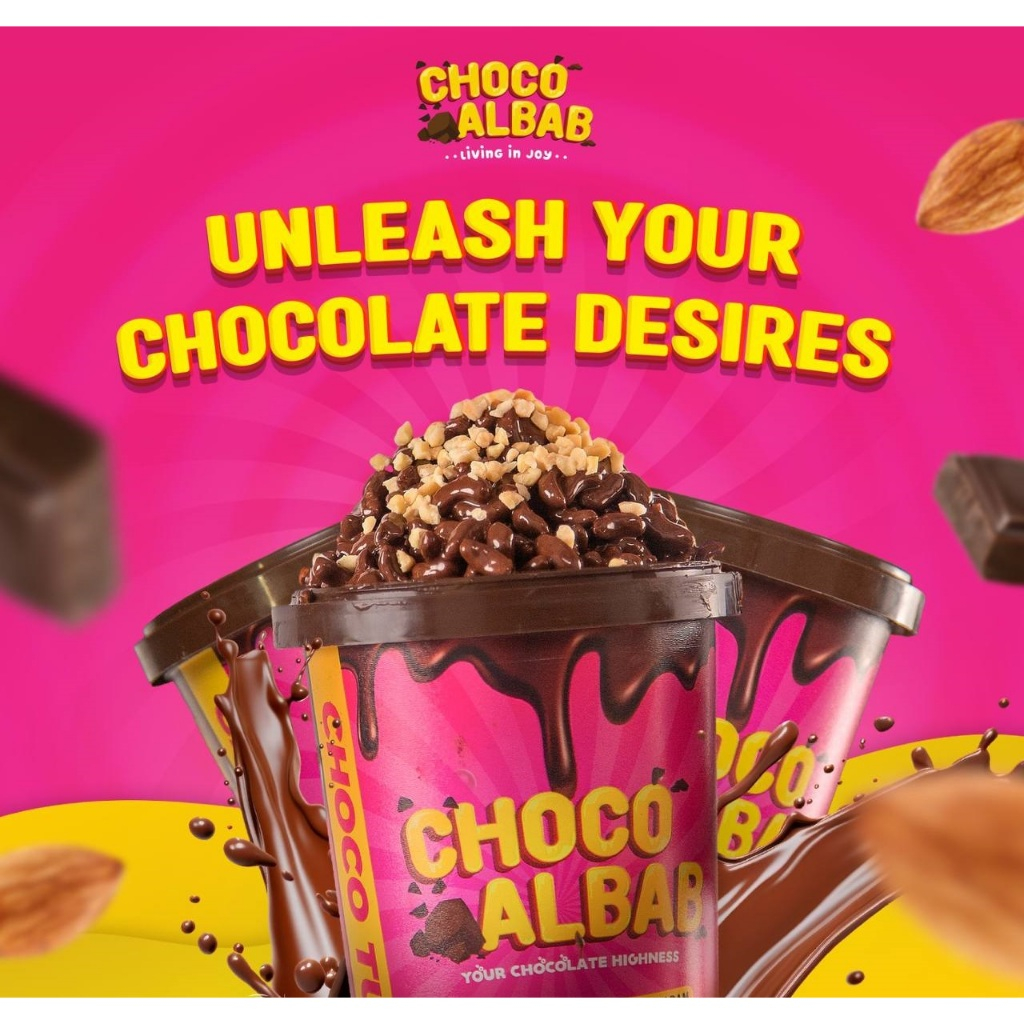 CHOCOTUB BY CHOCO ALBAB THE BEST CHOCOLATE SNACK WITH ALMOND | Shopee ...