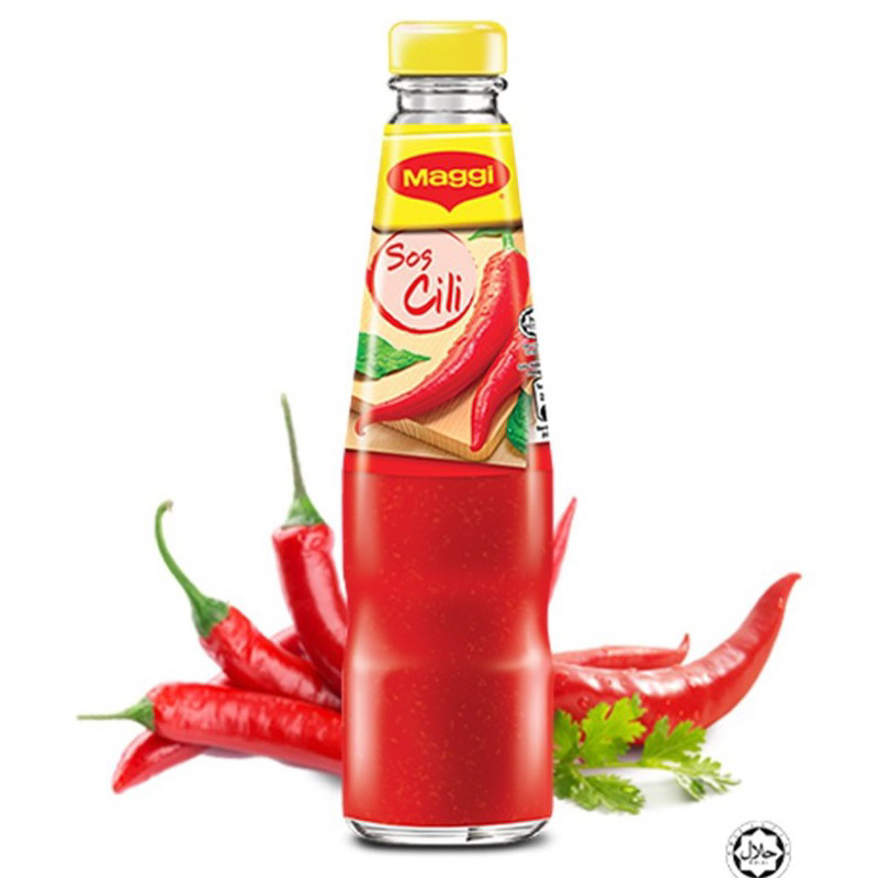 Sos cili dan sos tomato maggi halal 325g | Shopee Malaysia