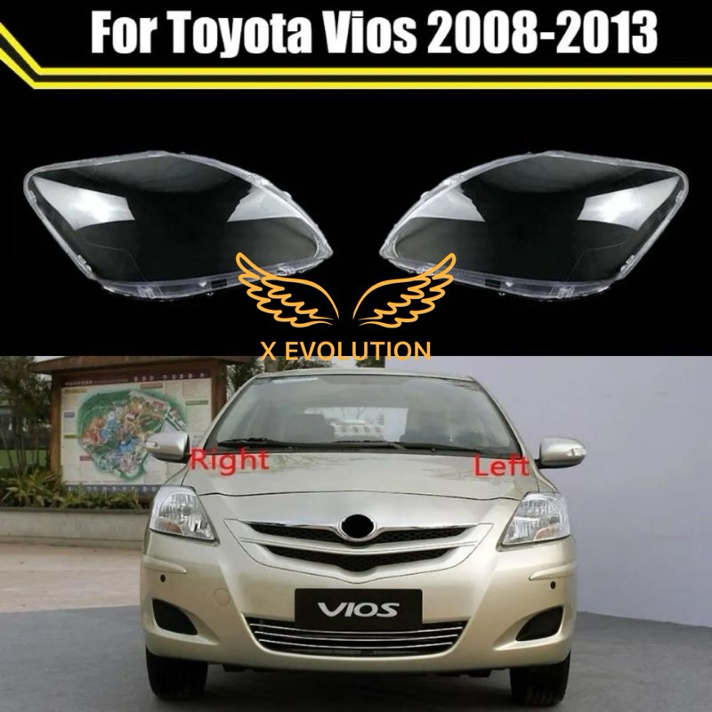 TOYOTA VIOS 2008 2009 2010 2011 2012 2013 HEAD LAMP COVER HEAD LIGHT ...