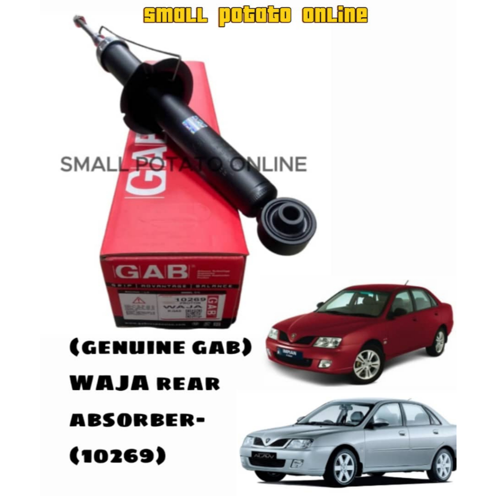 [100% GENUINE]GAB ABSORBER PROTON WAJA ABSOREBER REAR(WITH GAS)(10269 ...