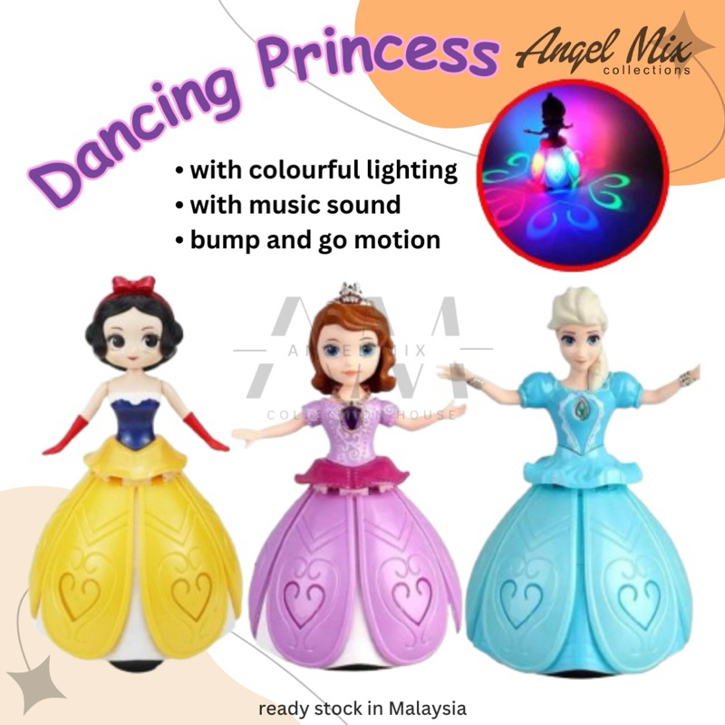 Ready Stock !!! Frozen 2 Elsa Anna Snow White Sophia Princess Dancing ...
