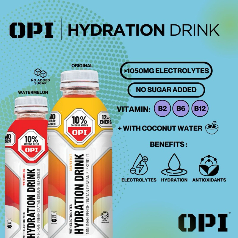 OPI Hydration Drink: Original / Watermelon - Refresh & Hydrate Loose ...