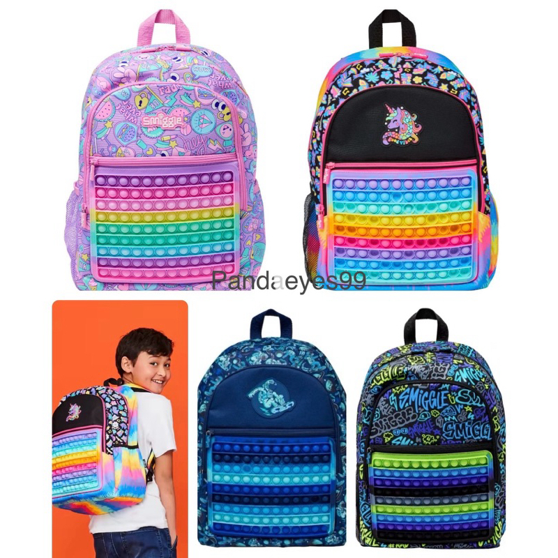 (Ready Stock) Smiggle Popem Popit Poppies Backpack Pirmary Beg Budak ...