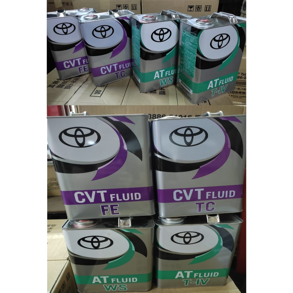 TOYOTA WS & CVT TC & CVT FE , T-IV (T4) , AUTO TRANSMISSION OIL 4L ...