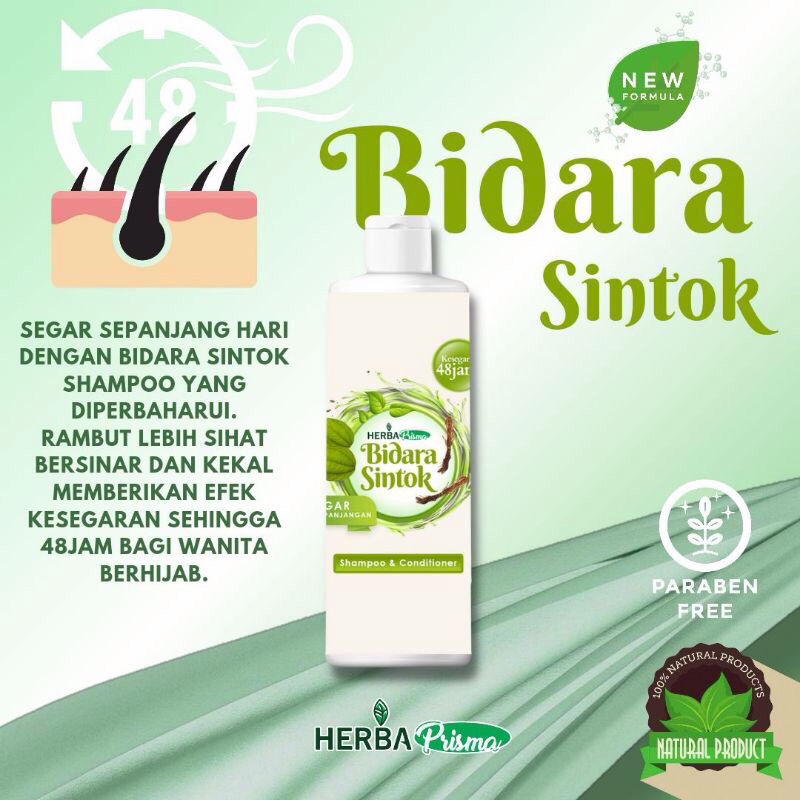 🔥SHAMPOO BIDARA SINTOK SYAMPOO 💯 ORIGINAL FROM HERBA PRISMA🔥 | Shopee ...