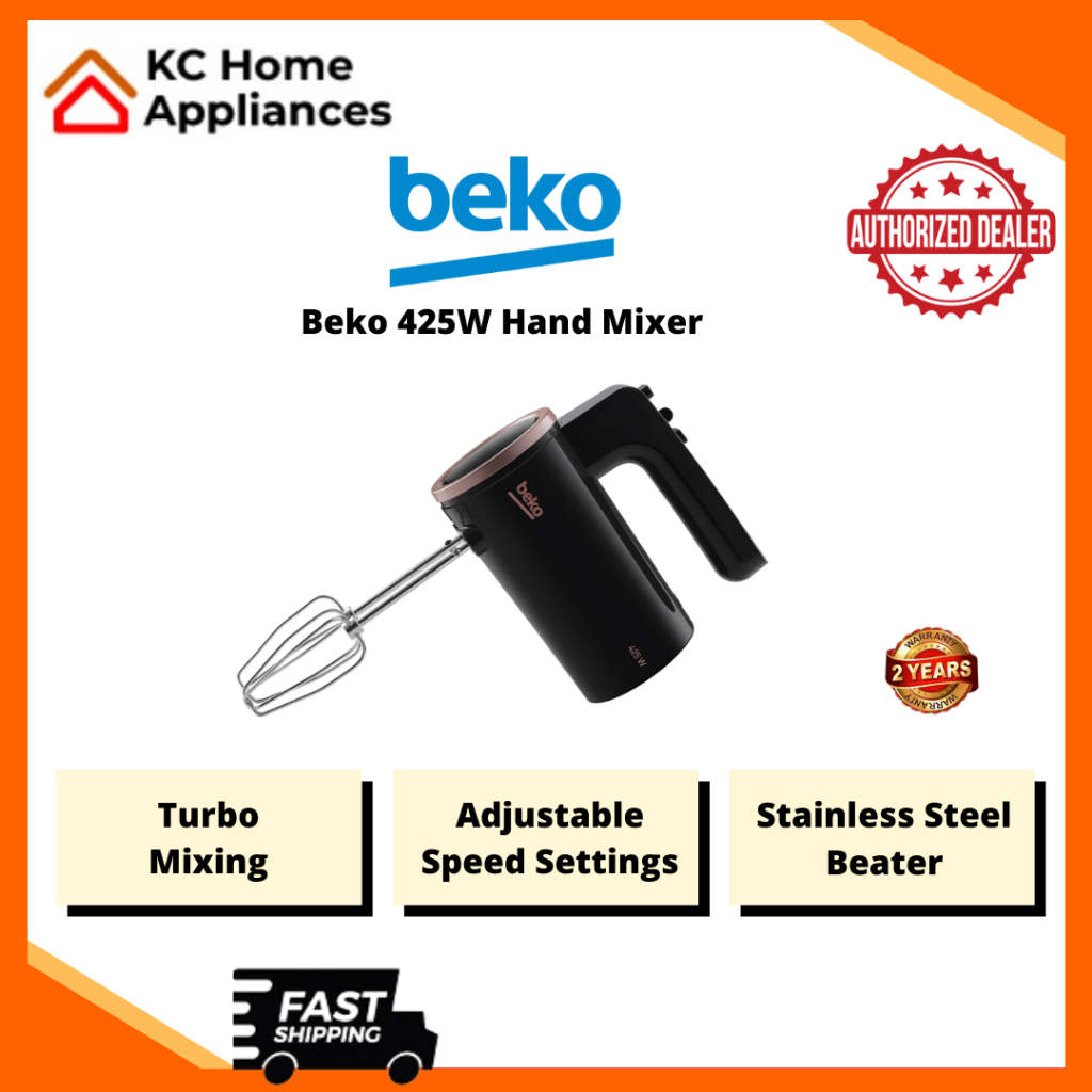 Beko Hand Mixer | 425W | Turbo Mix | Eject Button | Adjustable Speed ...