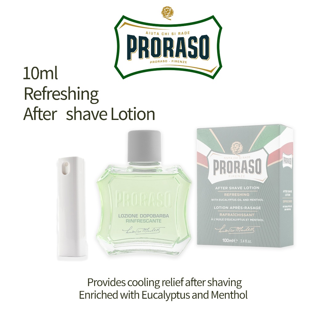 Aftershave & Hair Tonic Sample Spray 10ml (Proraso,TGS & Clubman ...
