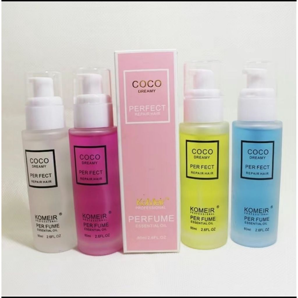CoCo Hair Serum 80ml / Serum Rambut Minyak Rambut keratin serum 100% ORIGINAL 72 hours Fragrance ...