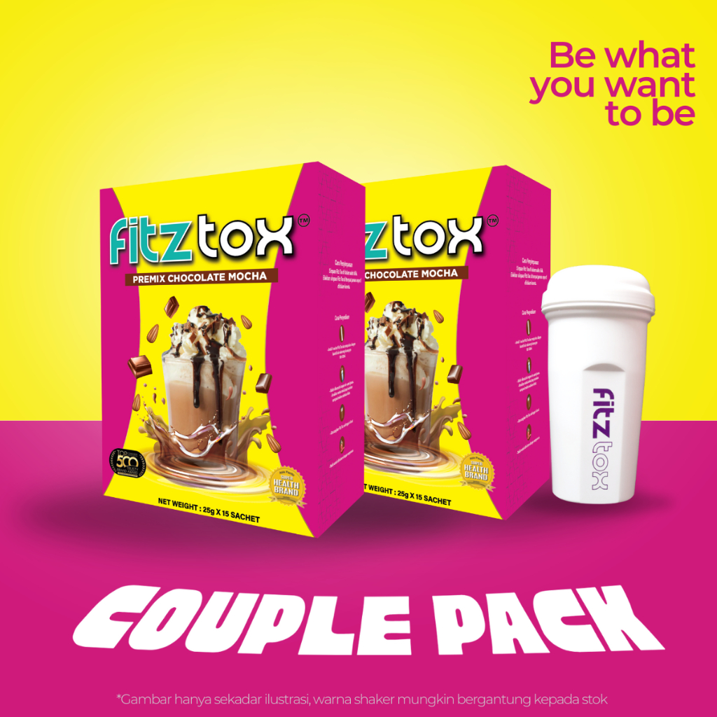 FITZTOX COKLAT MOCHA COUPLE PACK ( 2BOX ) ORIGINAL MALAYSIA | Shopee ...