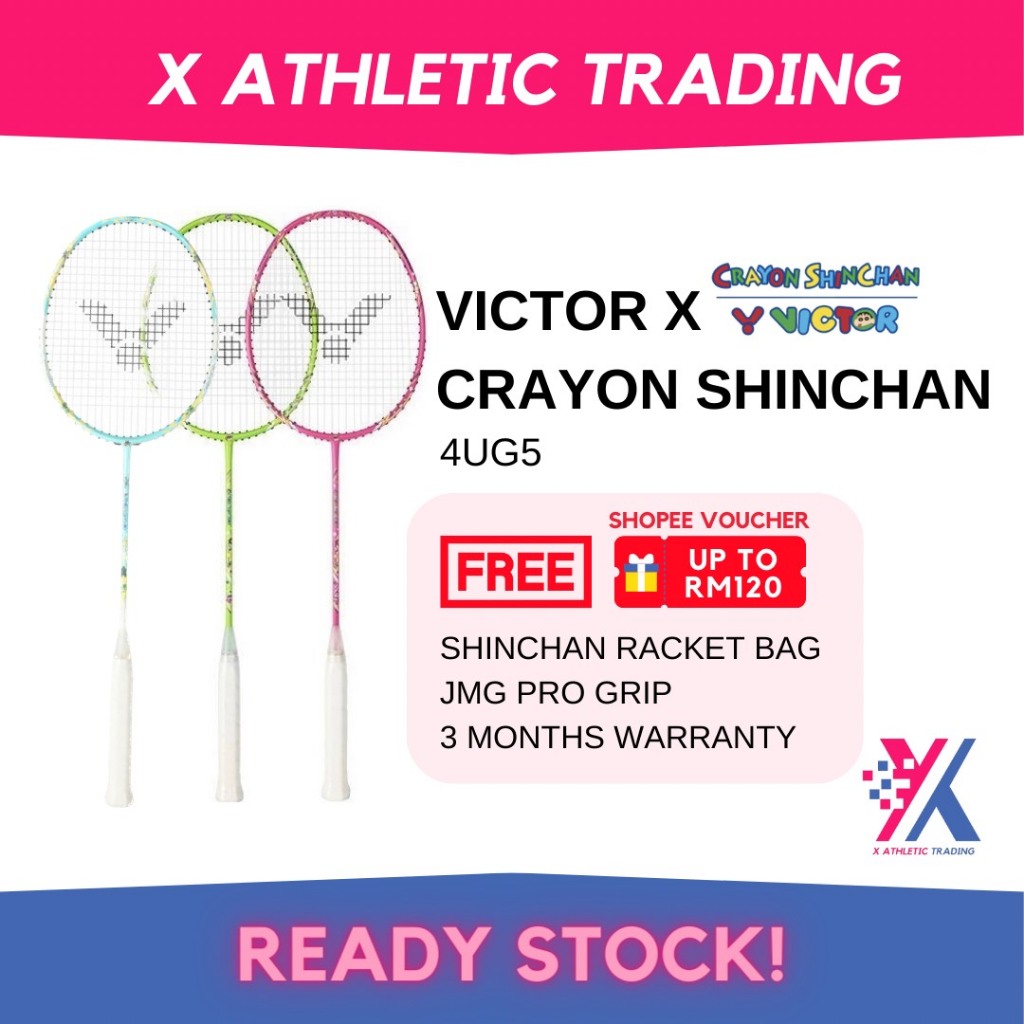 READY STOCK[100% Original]VICTOR Crayon Shin Chan Badminton Racket ...