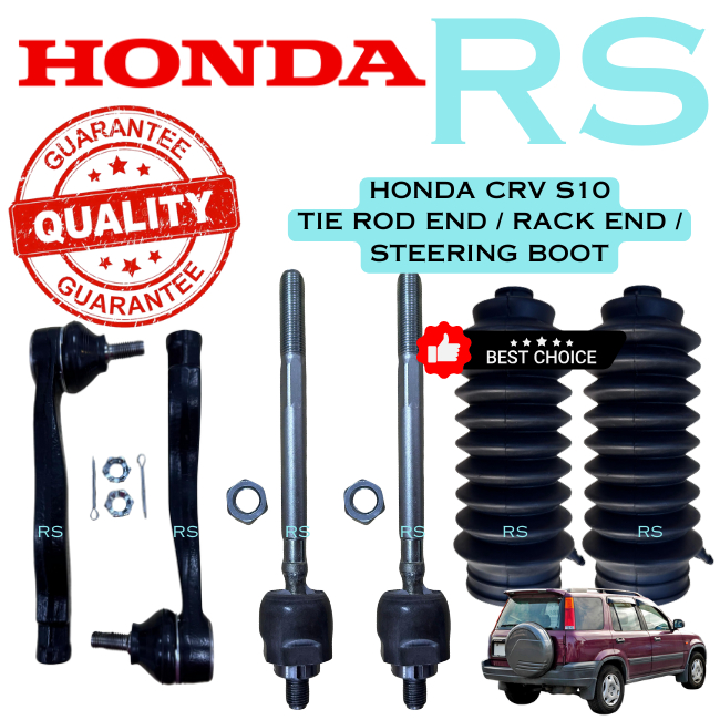 Honda Crv S10 RD1, RD2 2.0 95-01Y Tie Rod End, Rack End, Steering Boot ...