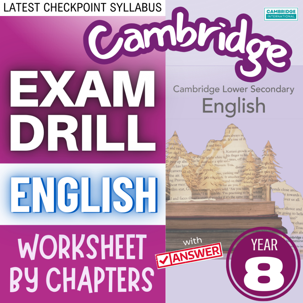 K3.9 New Cambridge English 8 Exam Drill Worksheet by Chapter + Answer ...