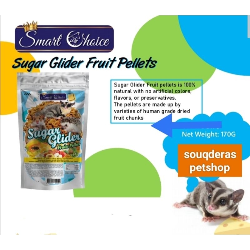SUGAR GLIDER pellets/ HEDGEHOG pellets/ TUPAI pellets (fruits) {170g ...
