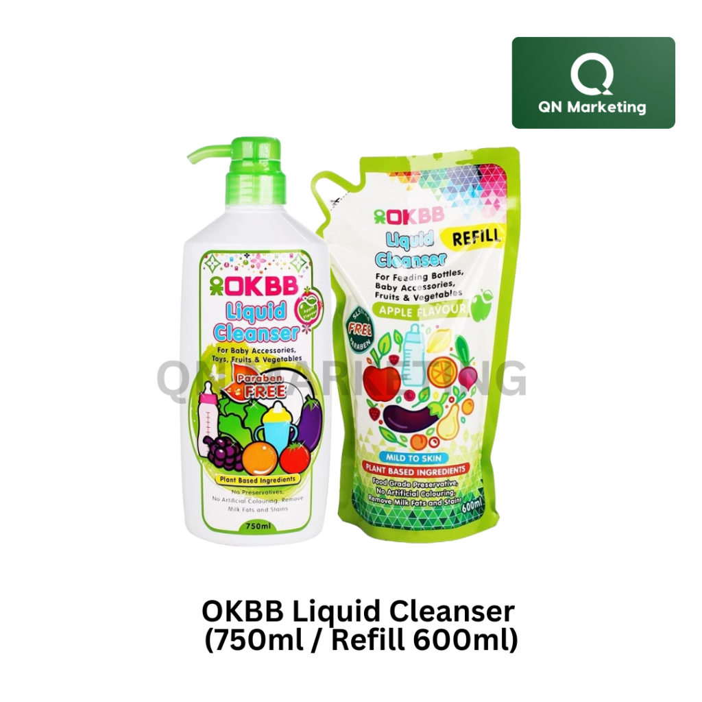 OKBB Liquid Cleanser (Bottle 750ml / Refill 600ml) | Shopee Malaysia