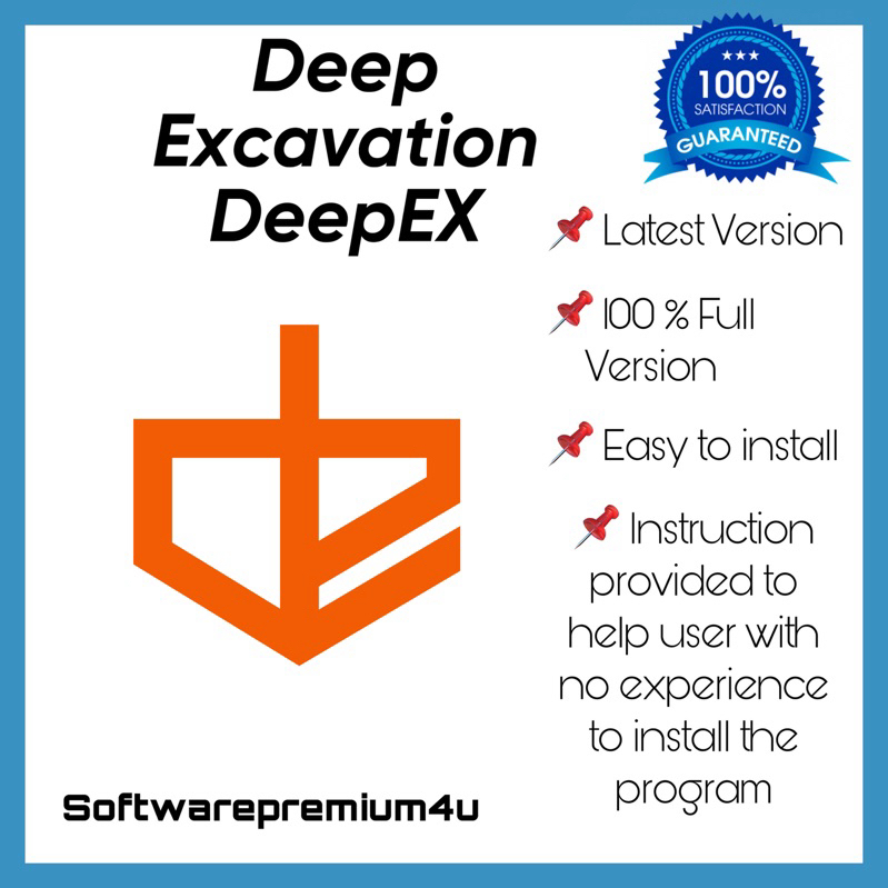 Deep Excavation DeepEX v24.0.6.2 (2024) 🔥【Latest】🔥 | Shopee Malaysia