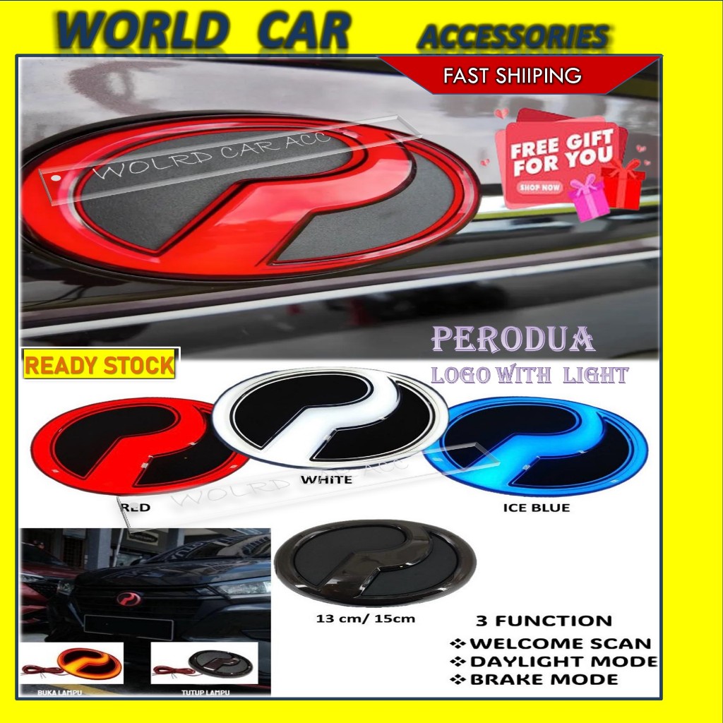 (FREE GIFT) Perodua Myvi/Alza/Aruz/Axia/Ativa/Bezza Front Or Rear LED ...