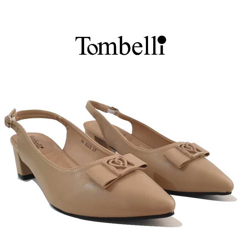 Tombelli Women Pointed Toe Heels Pump Shoes With Sling Back - Almond ...