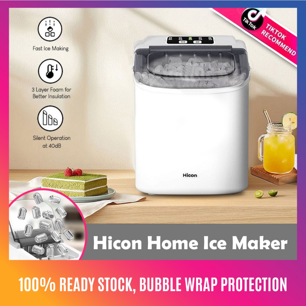 Ice Maker Hicon Machine Mesin Ais Batu Ice Cube Maker Making Ais Ice ...