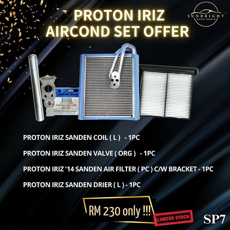 PERODUA IRIZ SANDEN ( L ) + VALVE ( ORG ) + AIR FILTER C/W BRACKET ...