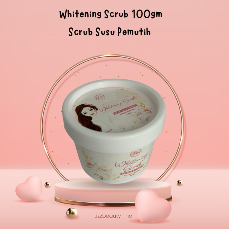 Whitening Scrub 100gm by TIZZ BEAUTY (Scrub Susu Pemutih) | Shopee Malaysia