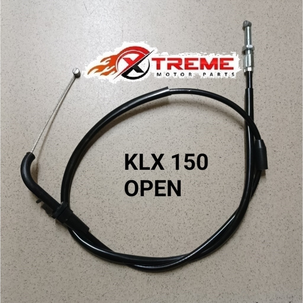 Kawasaki KLX 150 KLX150 THROTTLE CABLE - OPEN / CLOSE Cable Throttle ...