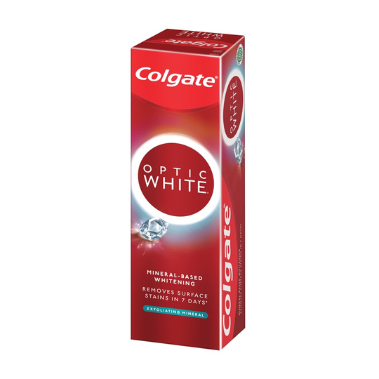 COLGATE Optic White Volcanic Mint Plus Exfoliating Mineral Toothpaste ...