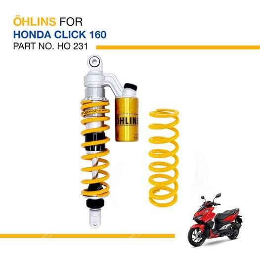 Original OHLINS HO231 Monoshock For Honda Click 160 Vario 150 / 160 V1 ...