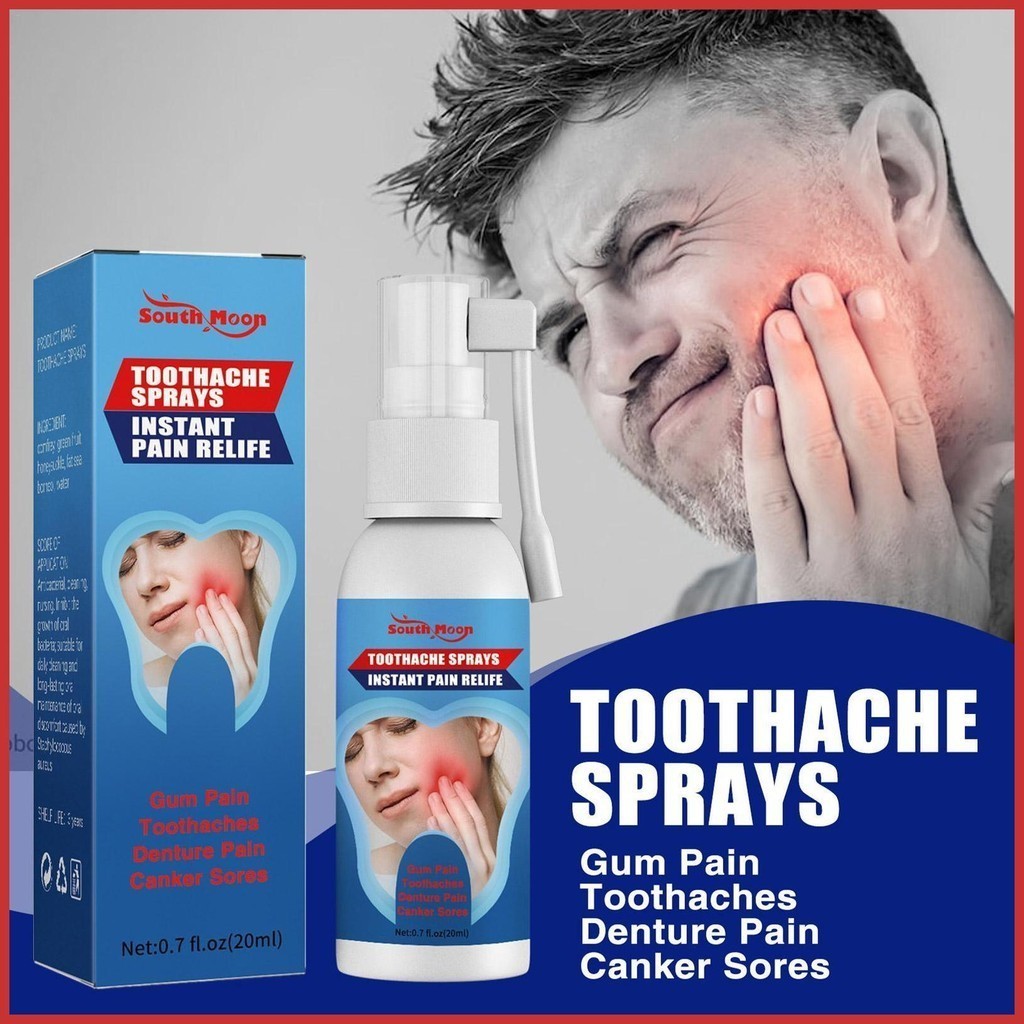 Original ubat sakit gigi berlubang toothache spray herbal analgesic ...