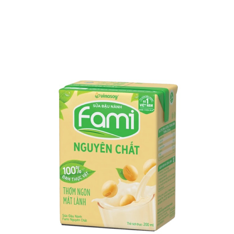 Sua Dau Nanh Fami Nguyen Chat Soya Milk 1Pack (1x6 200ml) | Shopee Malaysia