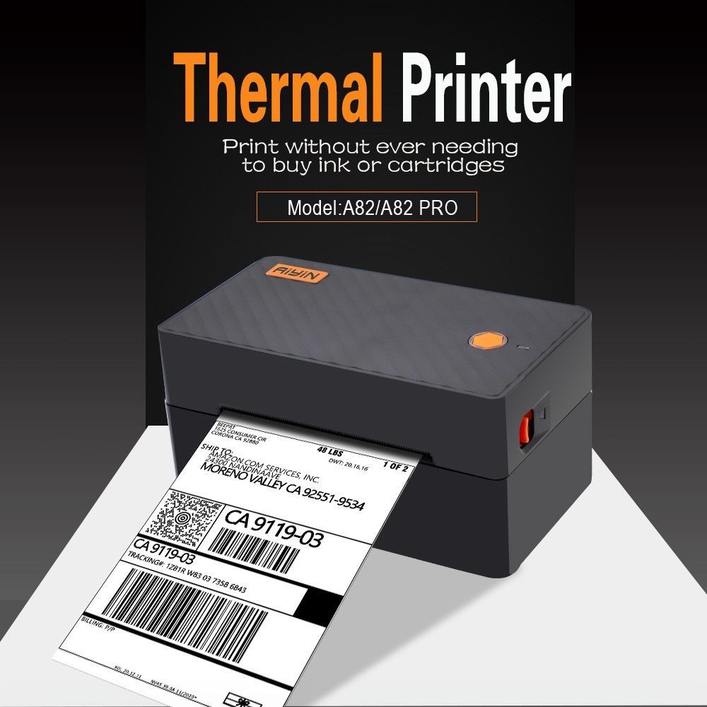 Thermal Printer A6 thermal sticker Bluetooth/USB Air Waybill Printer ...
