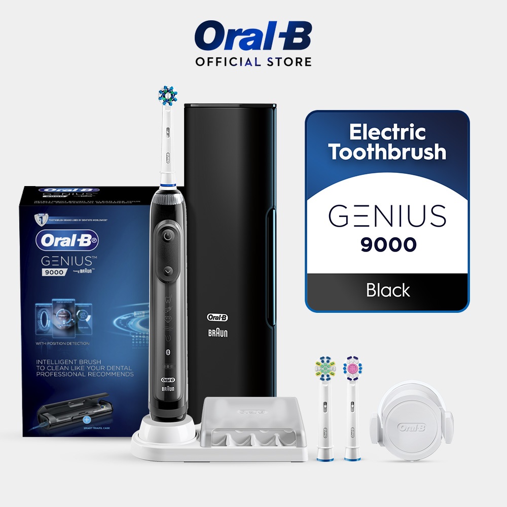 Oral-B Genius 9000 Electric Toothbrush - Black | Shopee Malaysia