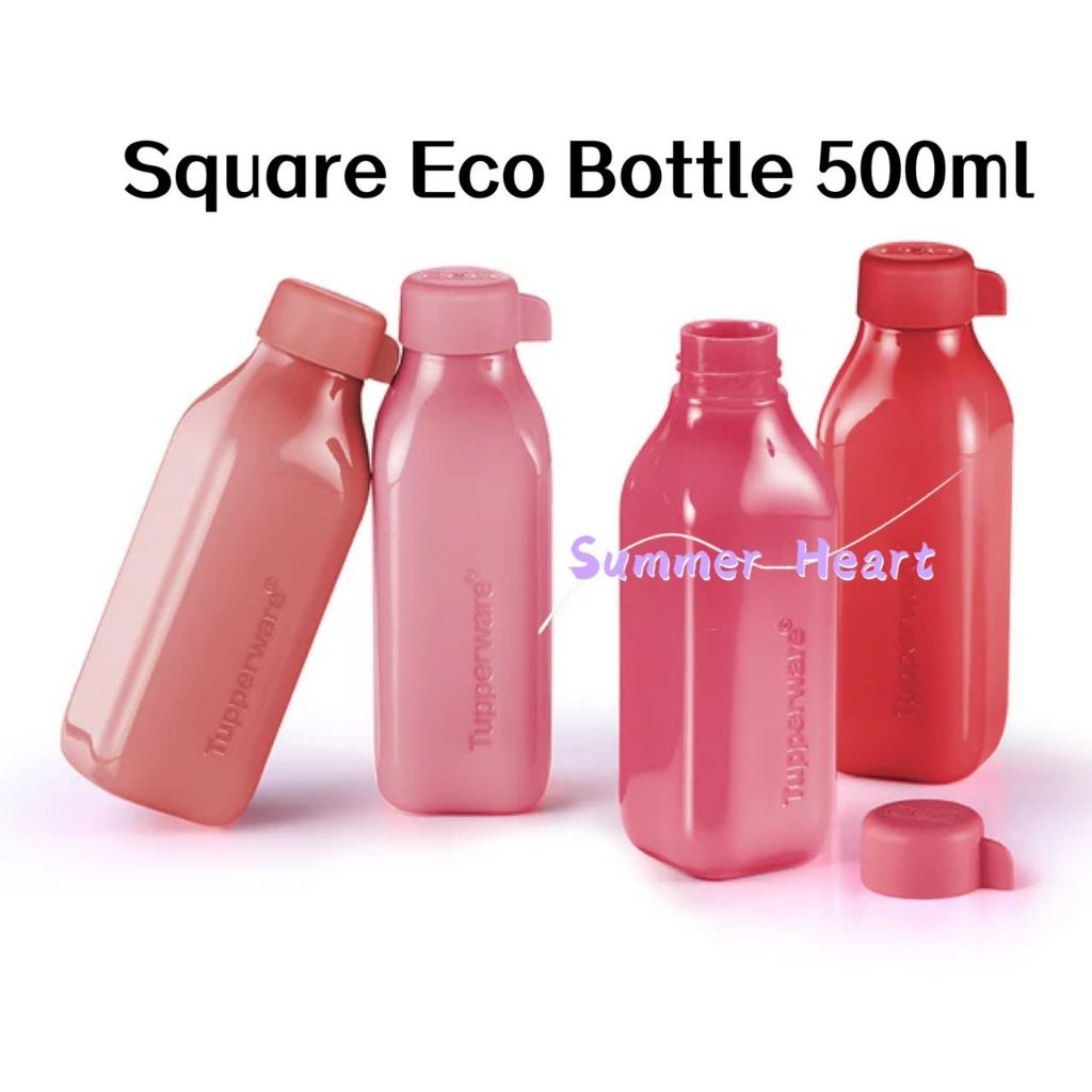 Tupperware Square Eco Bottle (1) 500ml | Shopee Malaysia