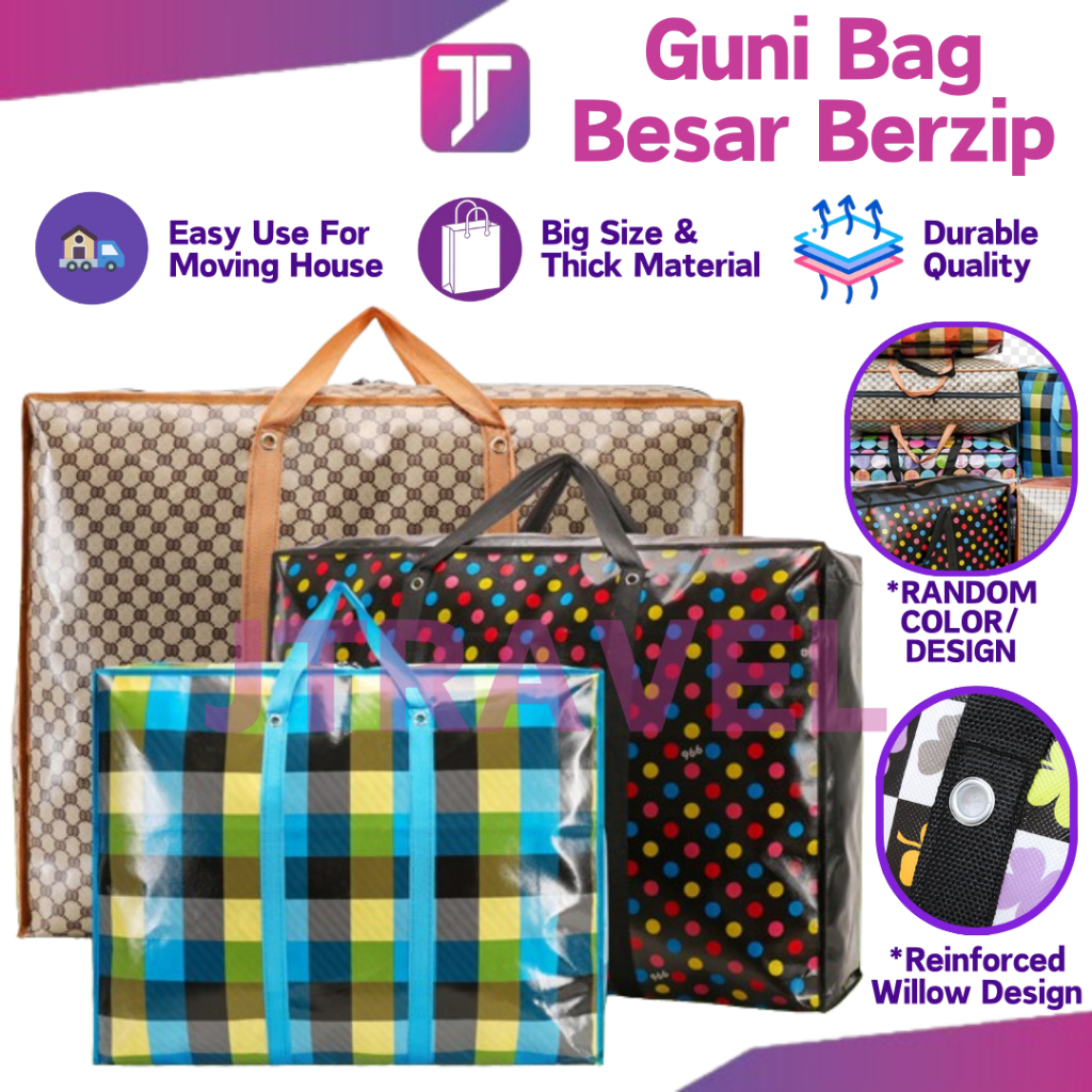 Jtravel Beg Guni Bag Guni Beg Besar Tebal Kampung Murah Beg Laundry Eco ...