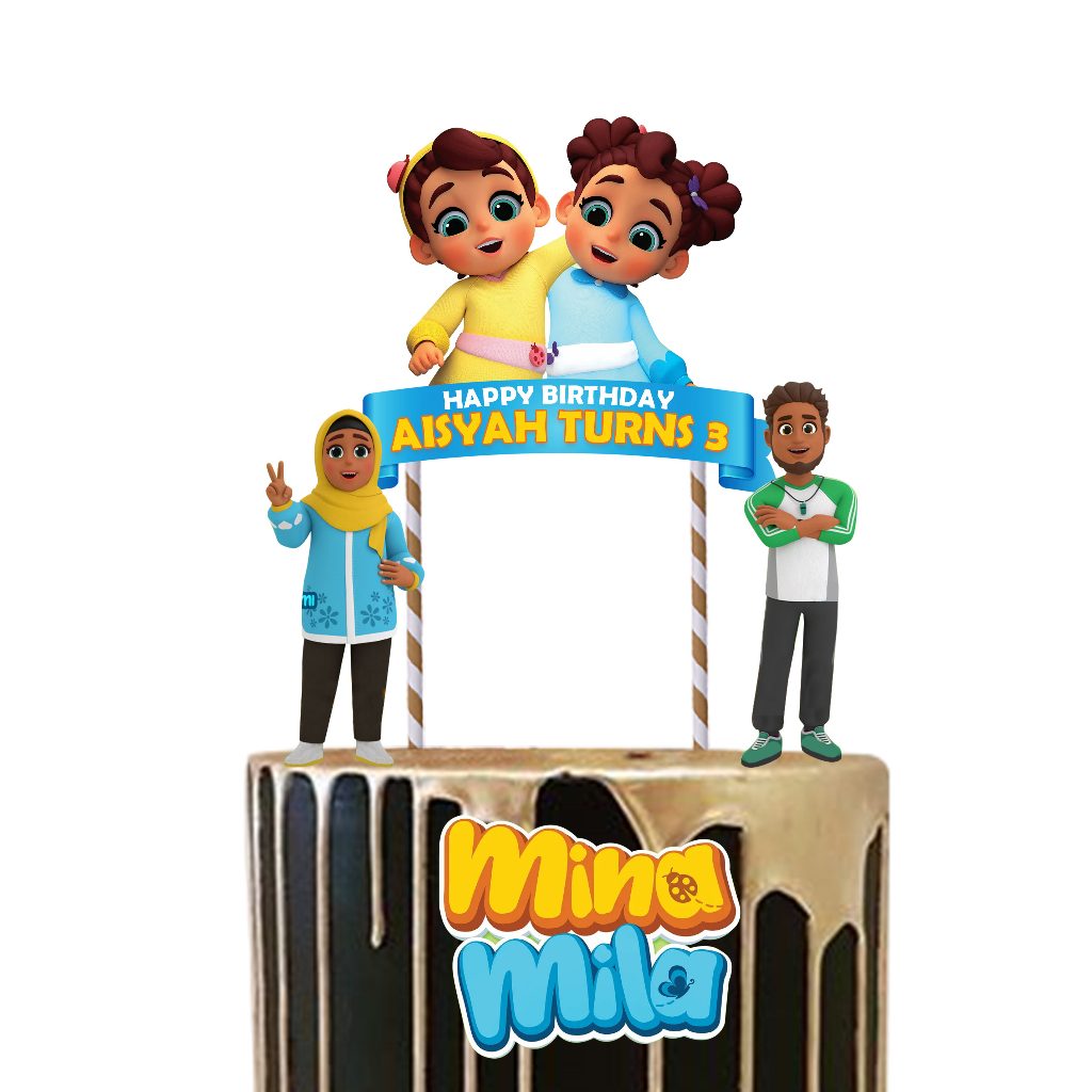 Mina Mila cake topper | Shopee Malaysia