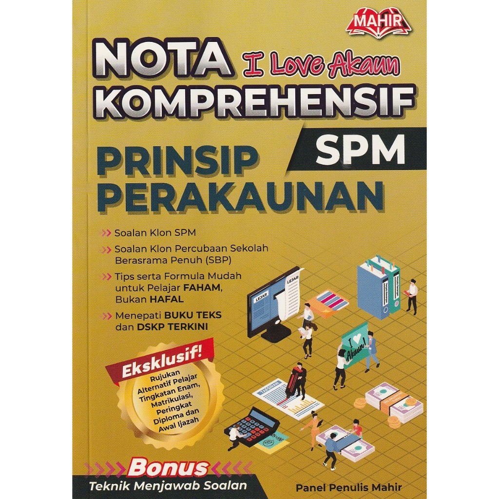 NOTA KOMPREHENSIF I LOVE AKAUN SPM PRINSIP PERAKAUNAN | Shopee Malaysia