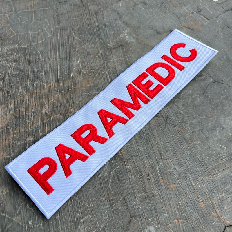 Paramedic Big Embroidered Patches | Shopee Malaysia