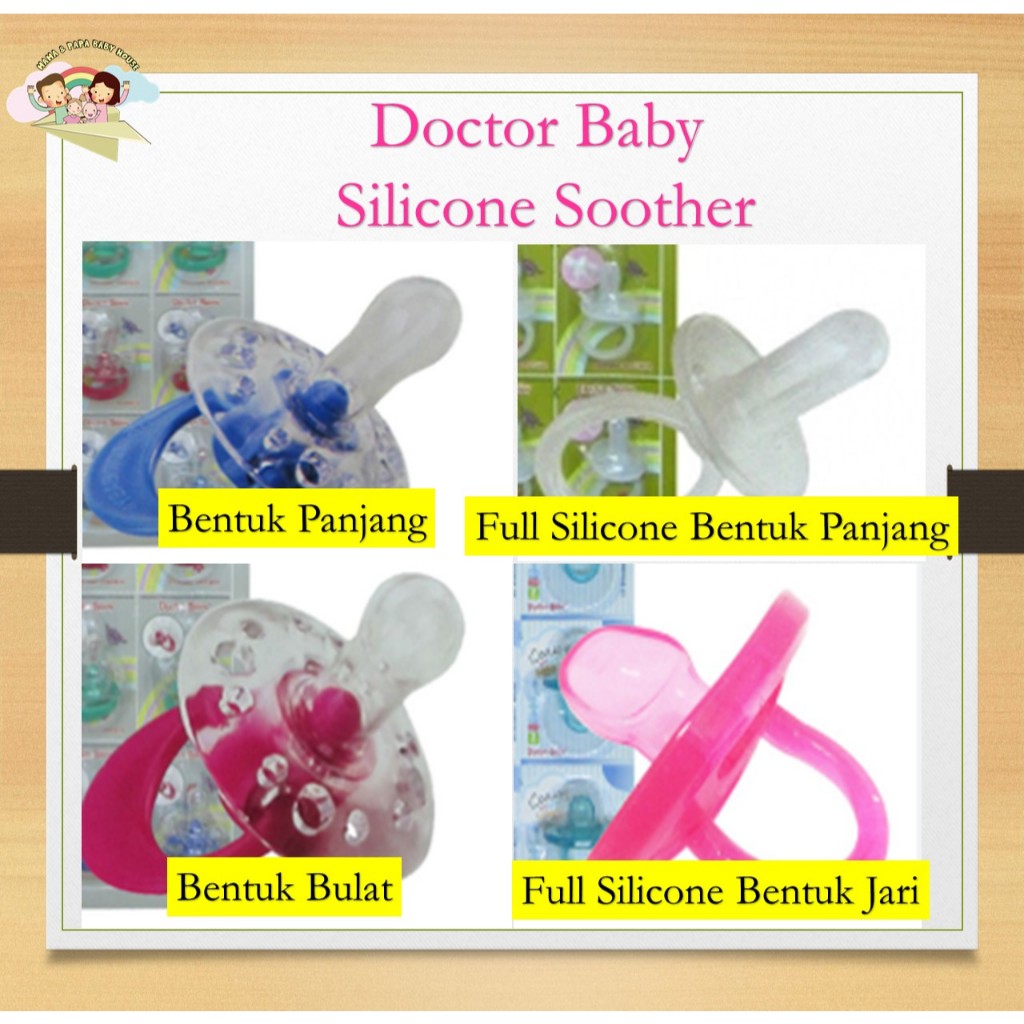 Doctor Baby Silicone Baby Soother Puting Baby Silicone | Shopee Malaysia