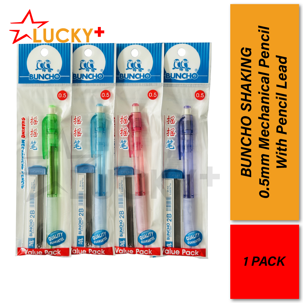 Buncho 0.5mm Shaking Mechanical Pencil With Pencil Lead (1set)/Pensil ...