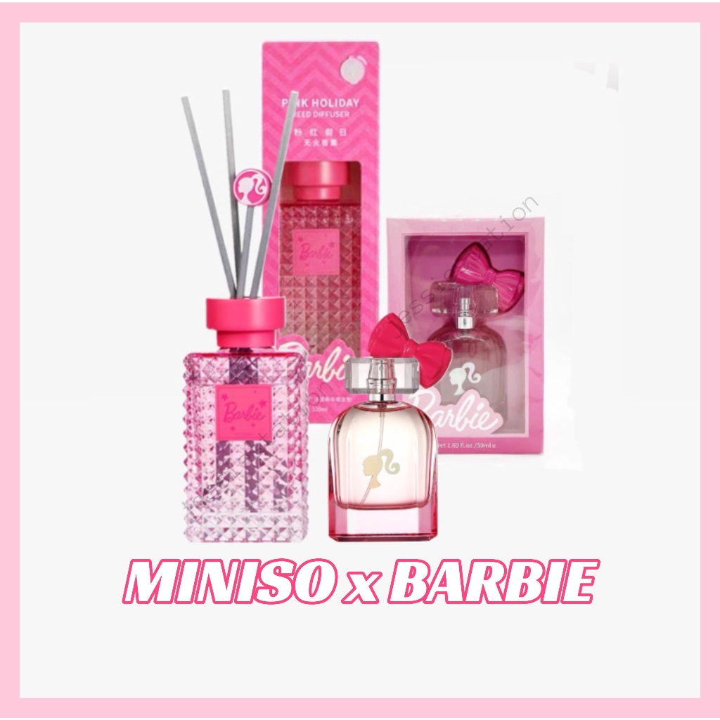 Ready Stock / MINISO x Barbie Fireless Aromatherapy Reed Diffuser Pink ...