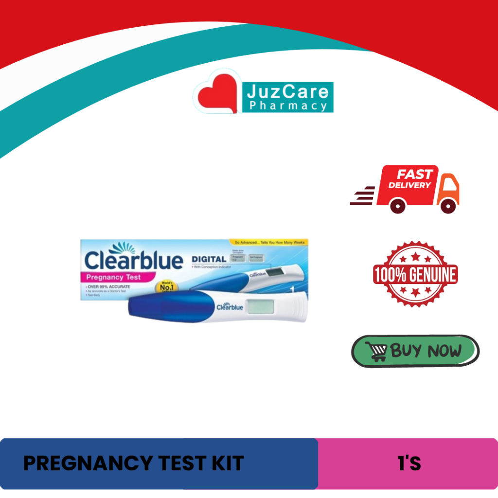 Clear Blue Digital With Conception Indicator | Shopee Malaysia